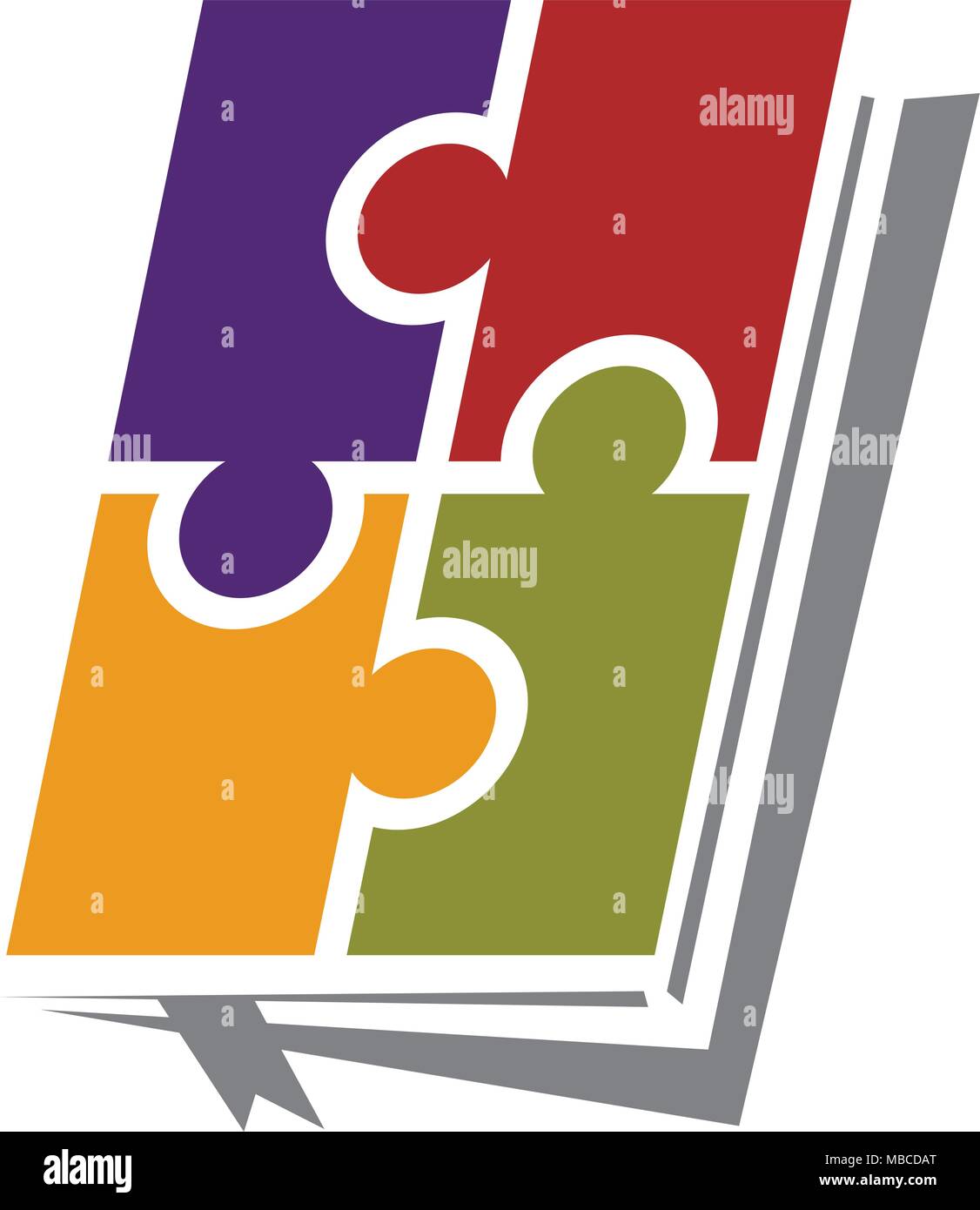 Management book Logo Design Template Vector Stock Vector Image & Art ...