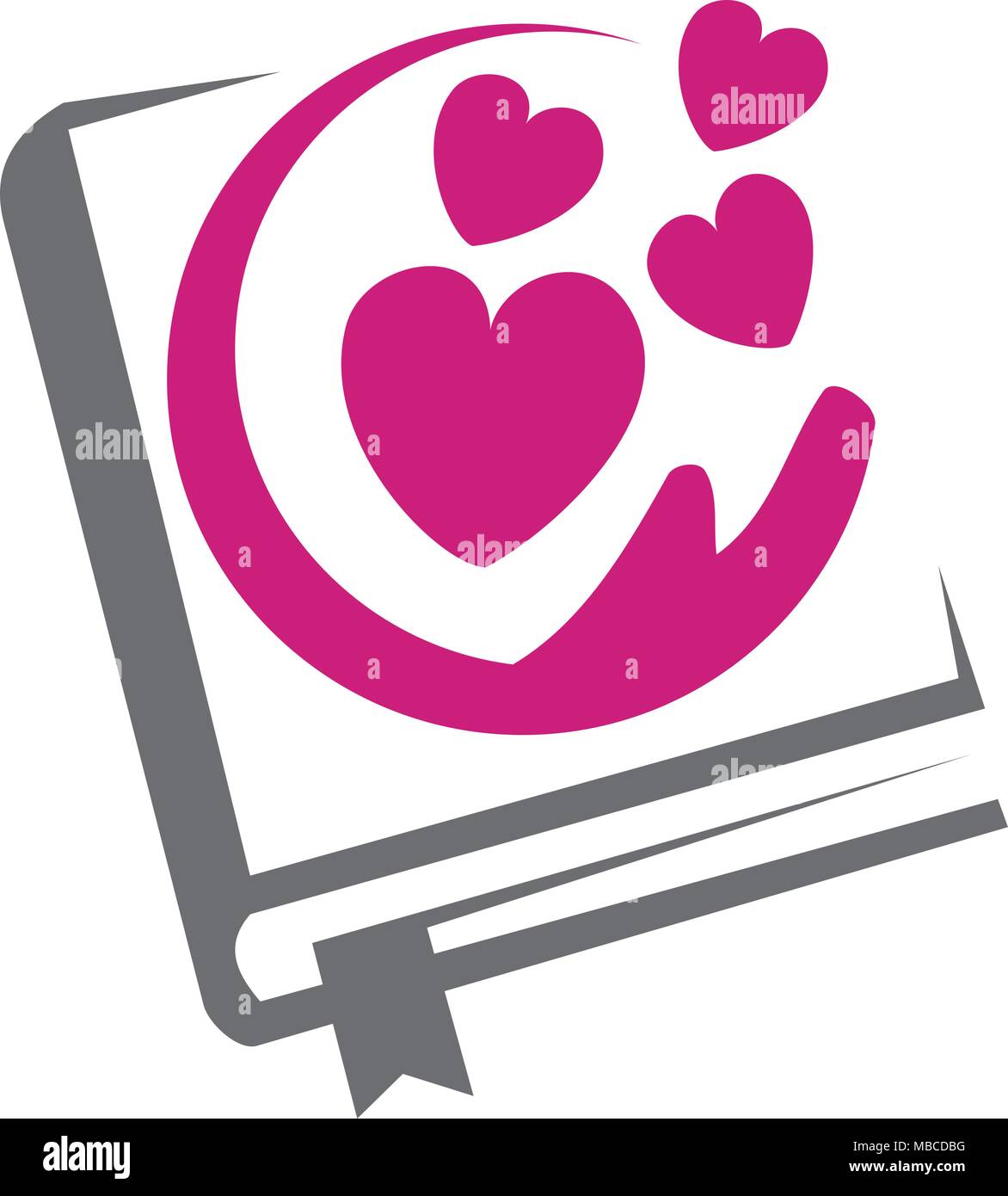 Cover love story book Stock Vector Images - Alamy