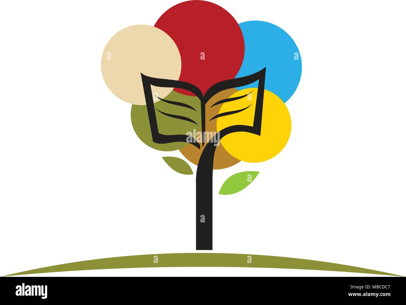 Book of Tree Stock Vector Image & Art - Alamy