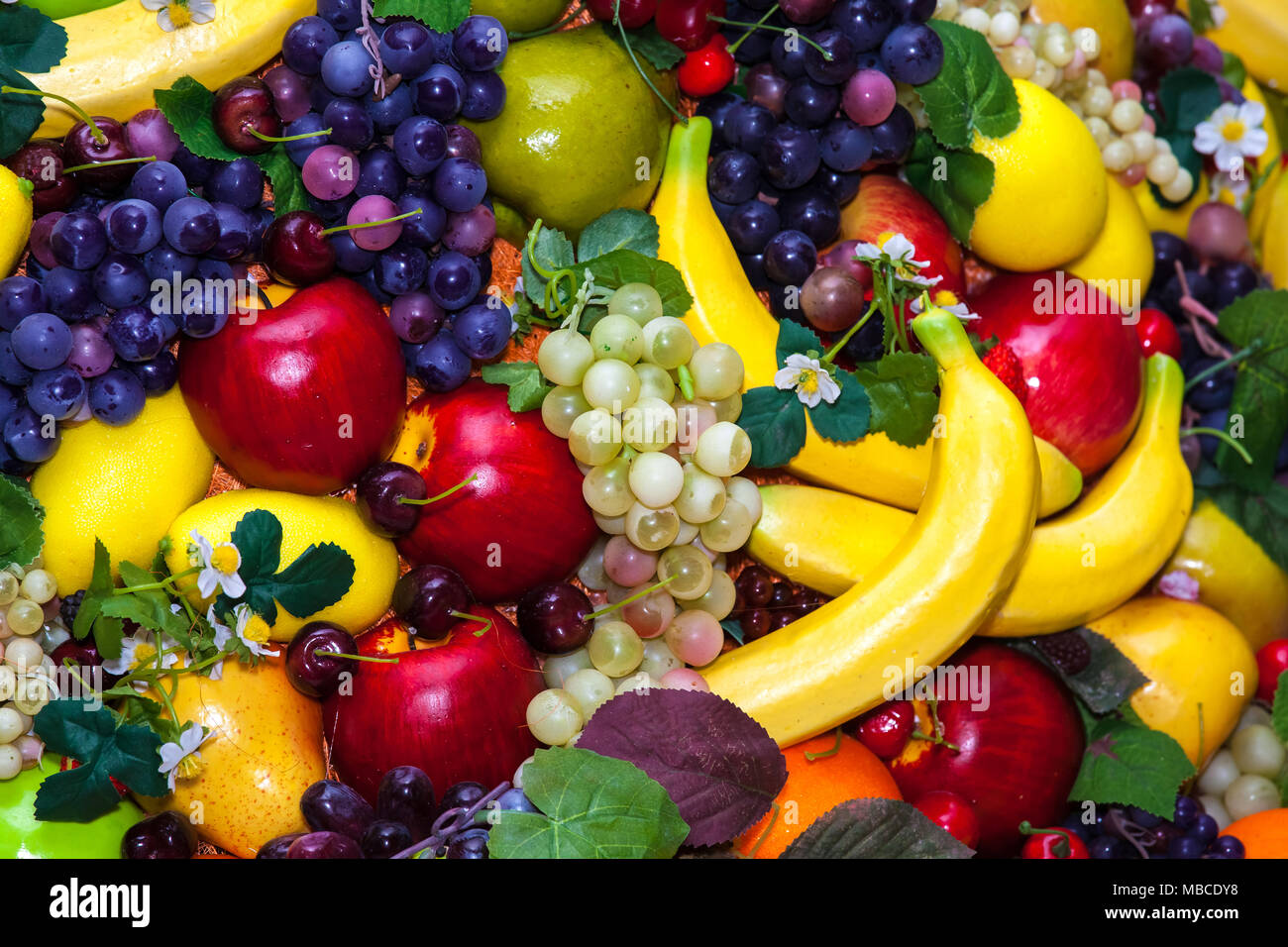 Background of fruits Stock Photo - Alamy