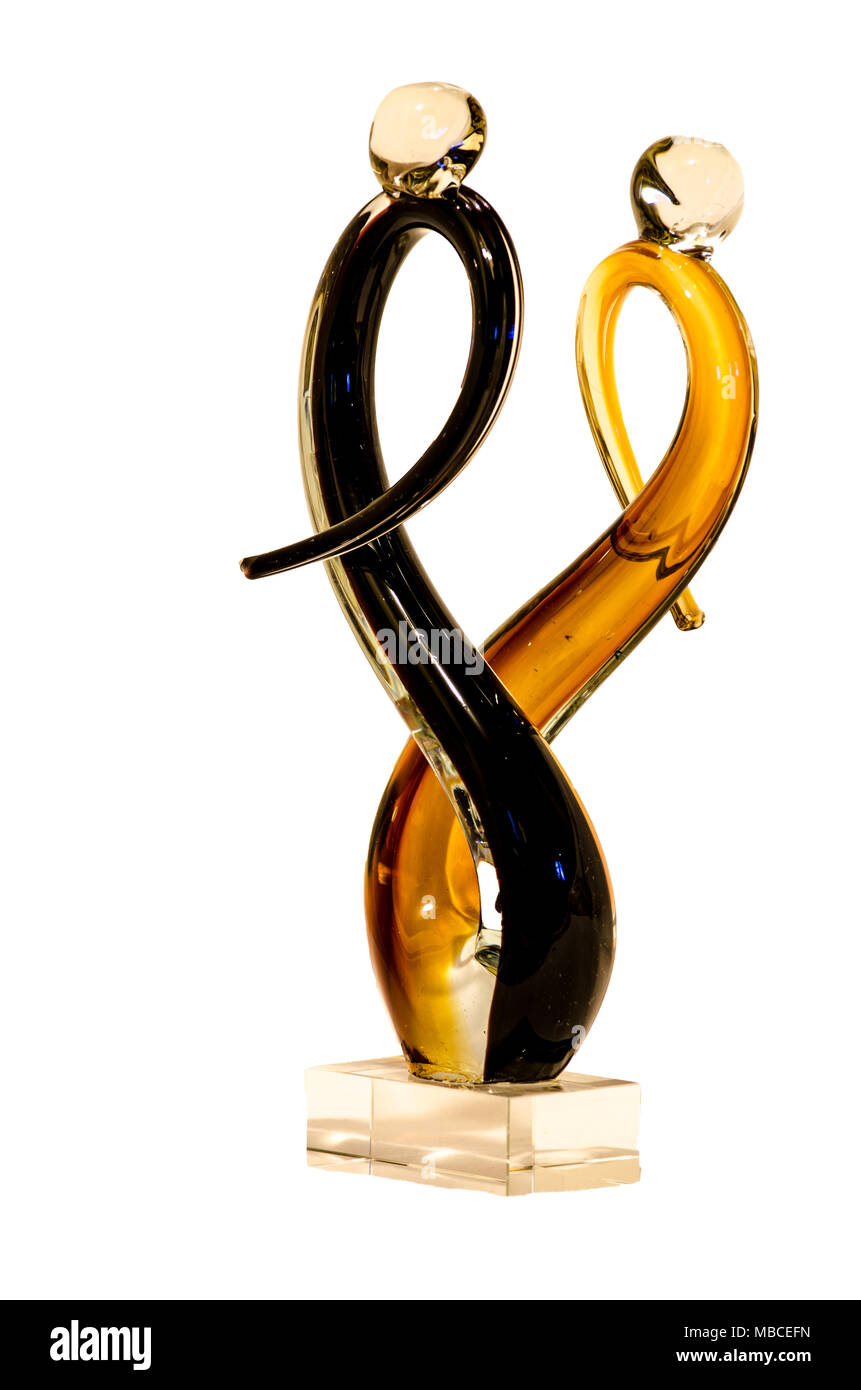 glass art piece Stock Photo - Alamy