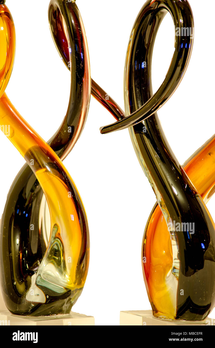 glass art piece Stock Photo - Alamy