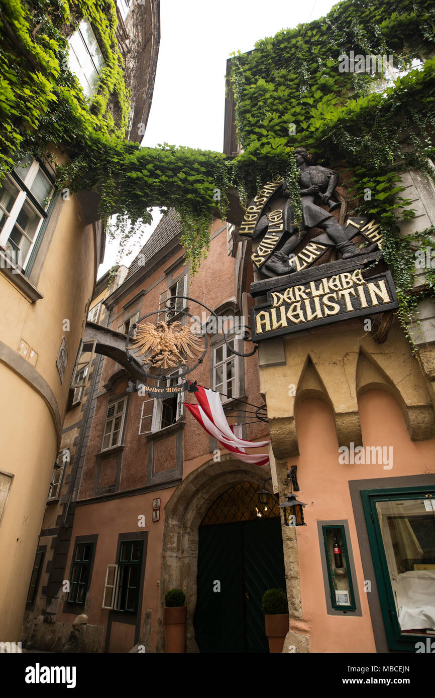 Der Liebe Augustin, a Griechenbeisl (Greek restaurant) in the historic ...