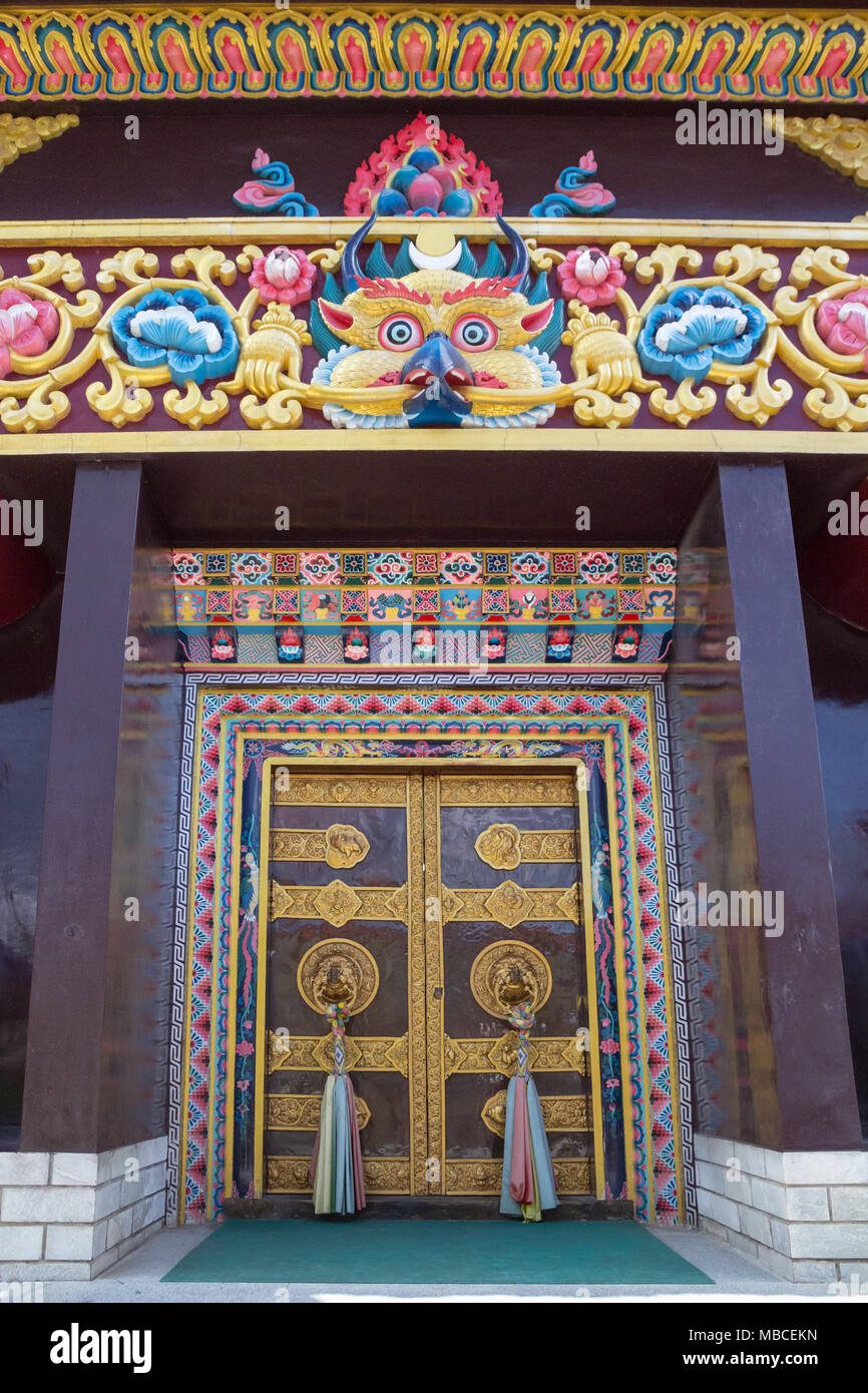 In small town of Rewalsar in Himalayan foothills of India, the Zigar ...