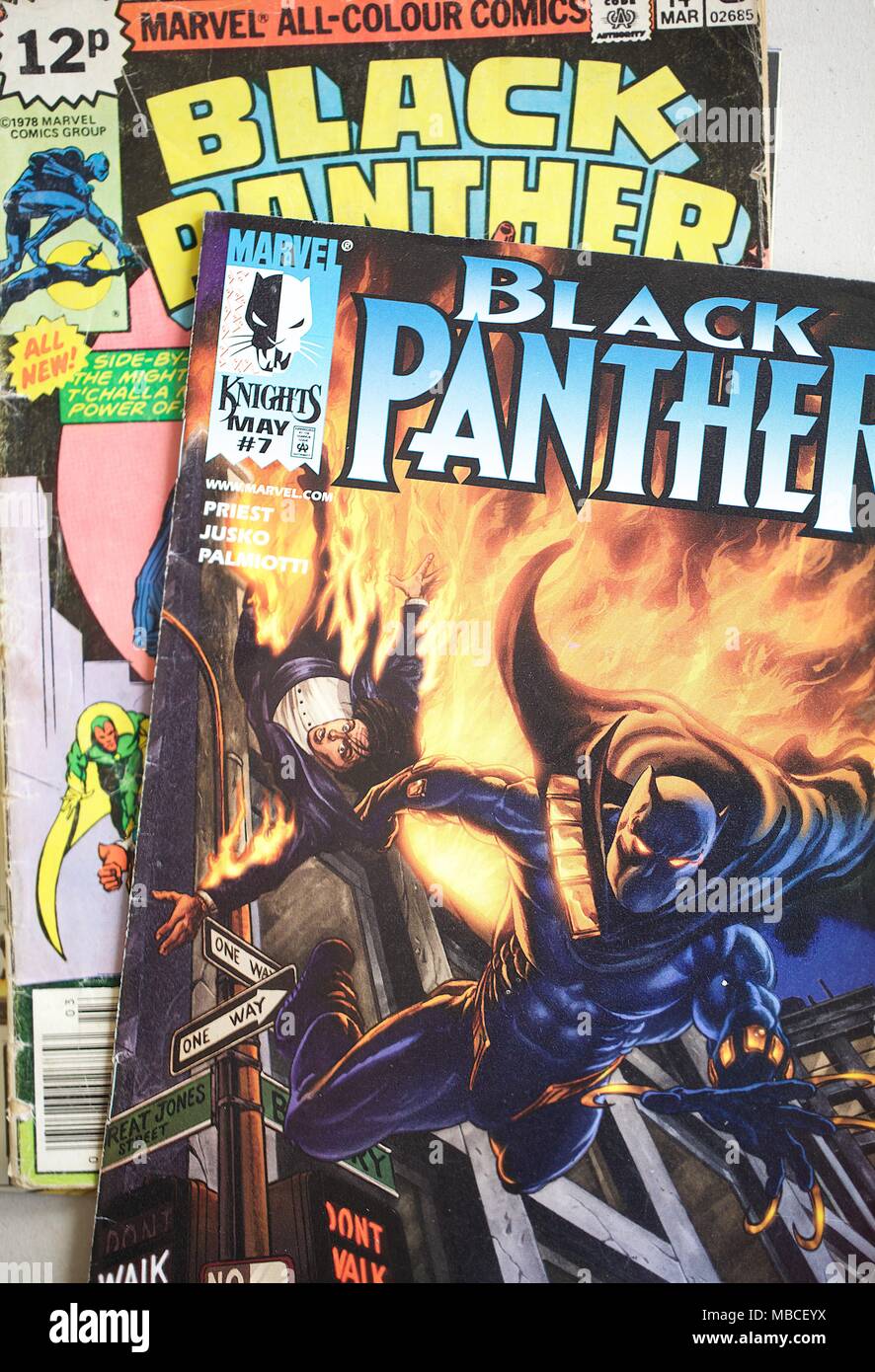 Black panther comic hi-res stock photography and images - Alamy
