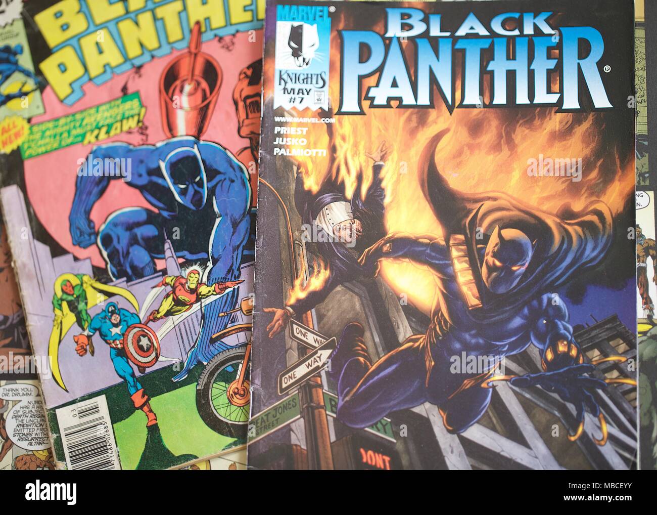 Black panther marvel hi-res stock photography and images - Alamy