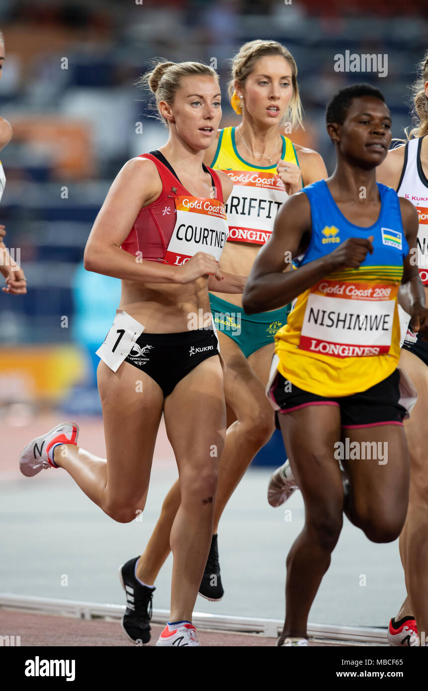 Australia v England - Netball - Commonwealth Games Day 11 Stock Photo ...