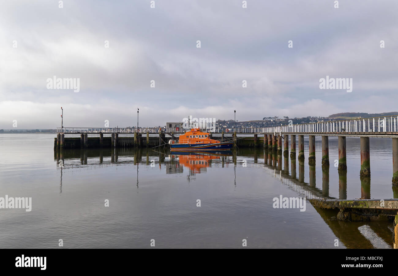 The Broughty Ferry Trent Class Lifeboat, The Elizabeth of Glamis lies ...