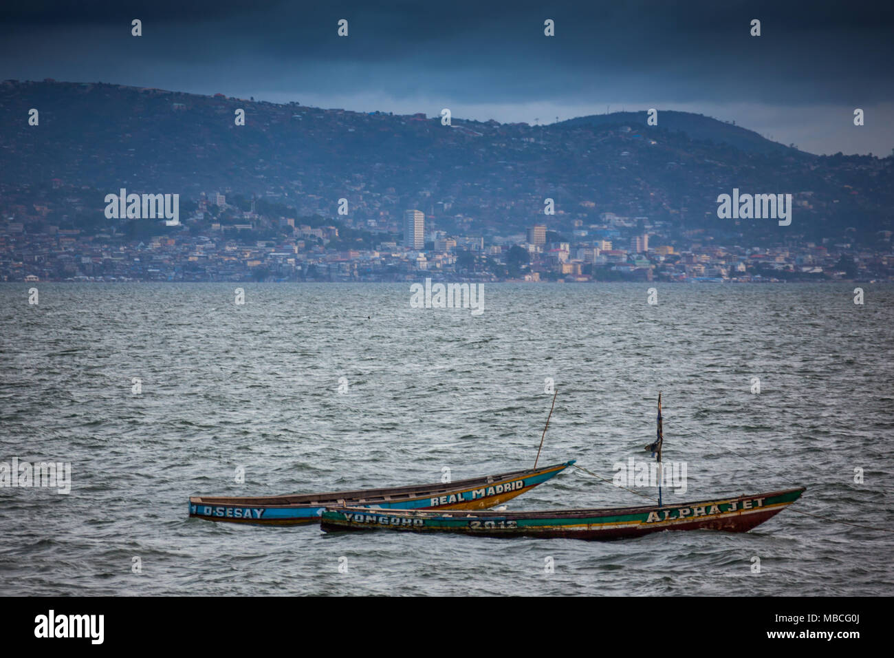 Freetown harbour hi-res stock photography and images - Alamy