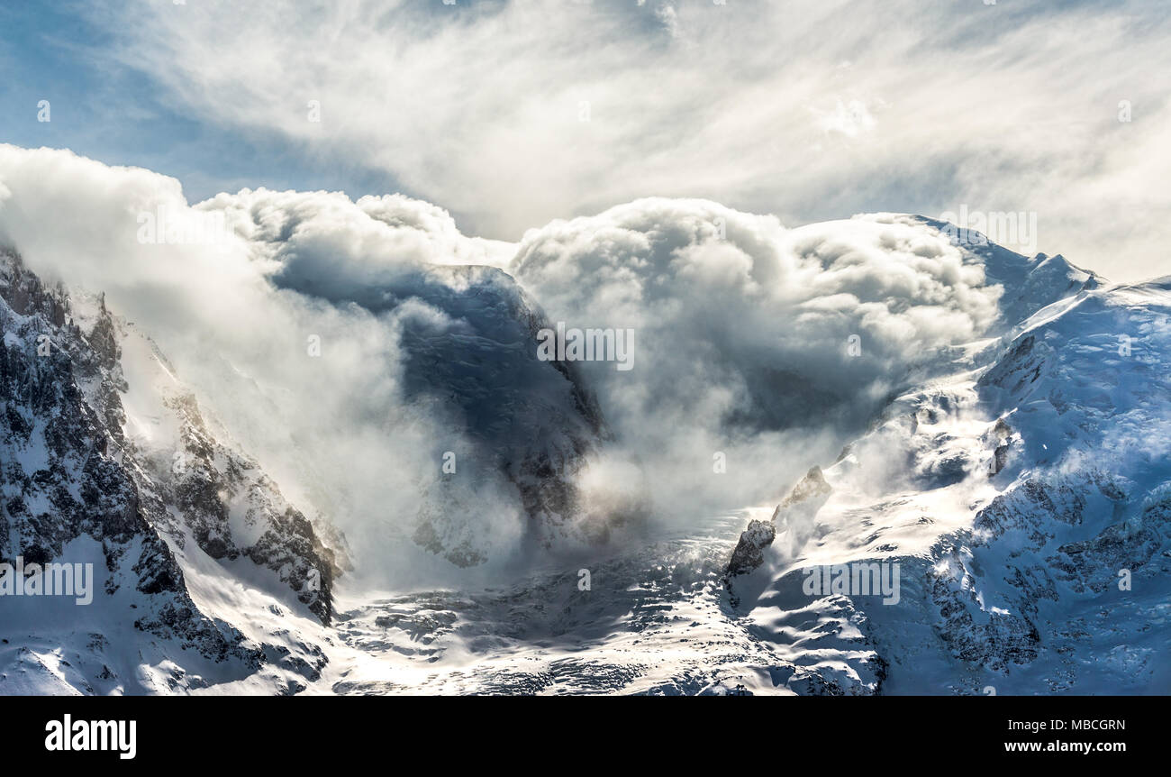 French alps hike snow hi-res stock photography and images - Alamy