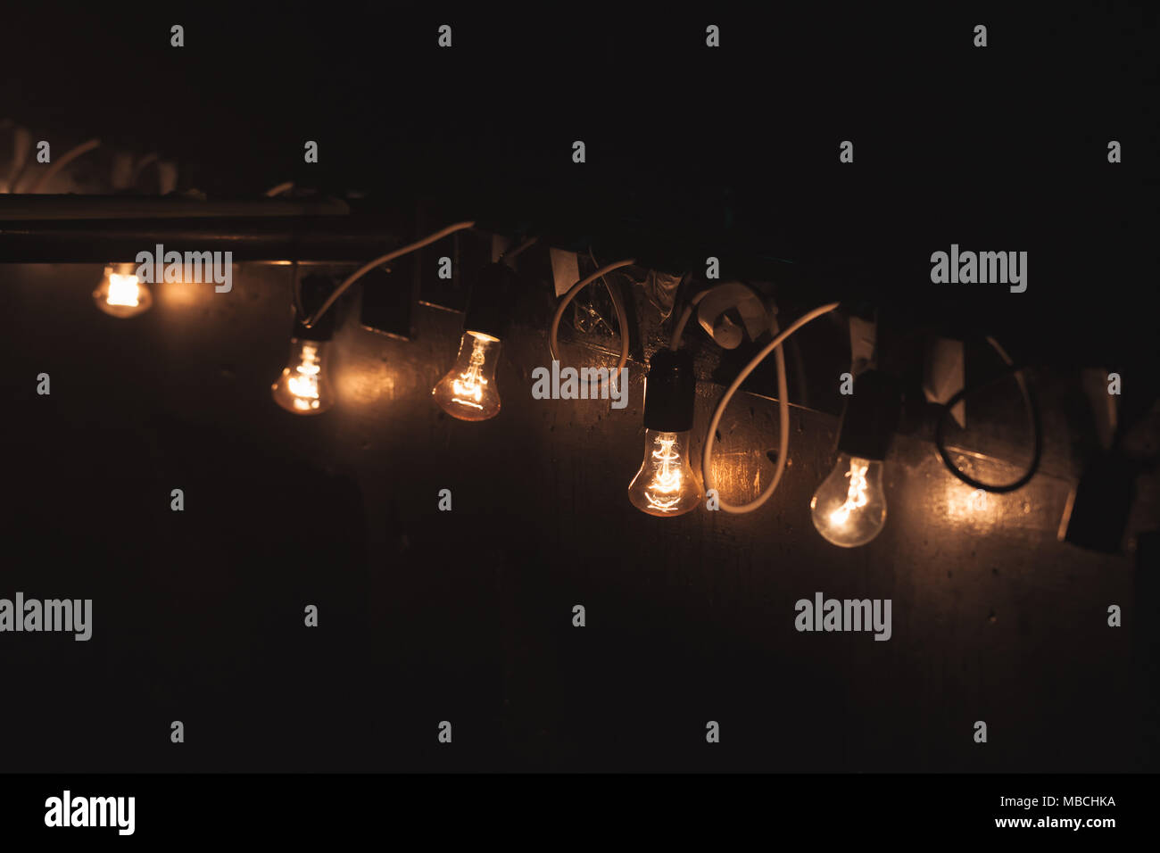 Light bulb at night hi-res stock photography and images - Alamy