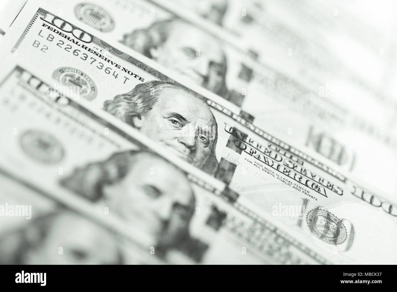 100 us bank note hi-res stock photography and images - Alamy