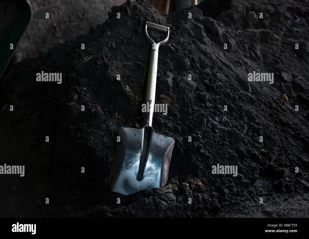 Foundry workshop equipment, metal melting pots and sand Stock Photo - Alamy