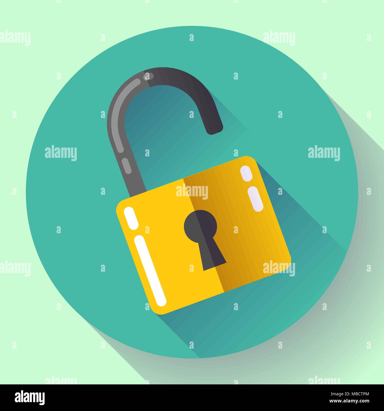 Padlock logo hi-res stock photography and images - Alamy