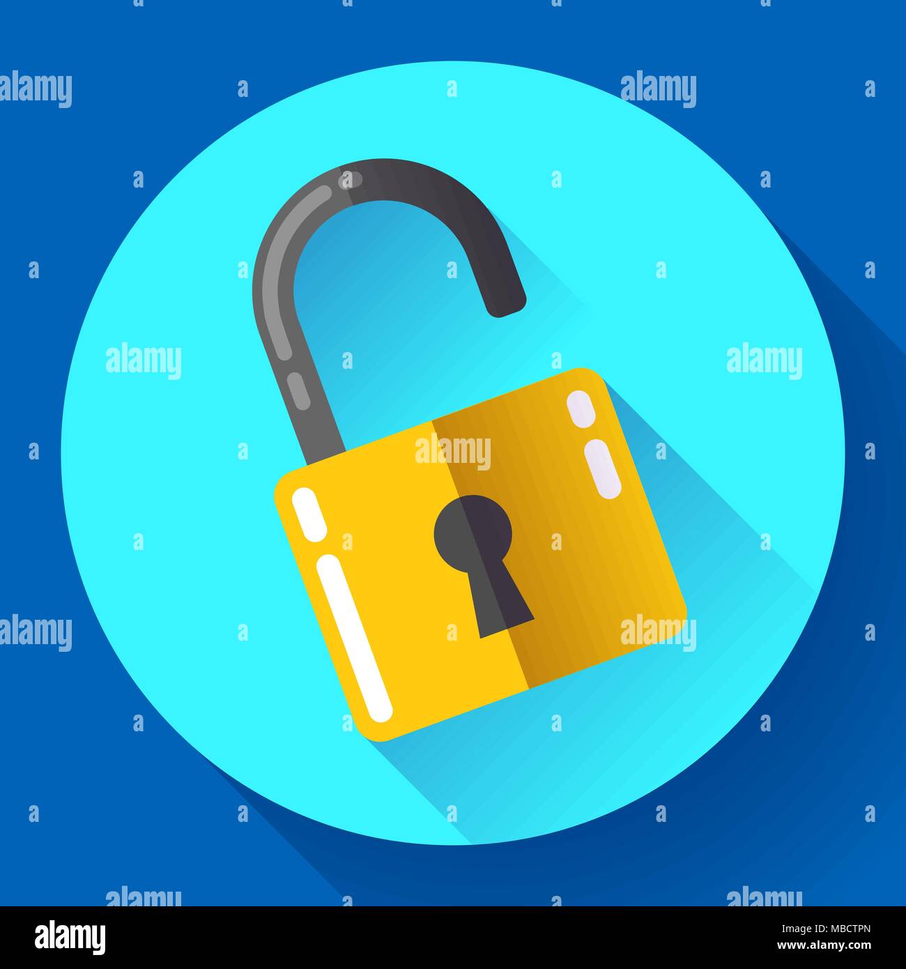 Padlock logo hi-res stock photography and images - Alamy