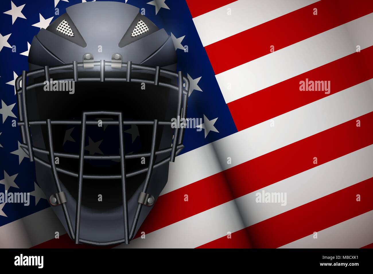 Baseball Catcher Mask Helmet Stock Vector Image & Art - Alamy