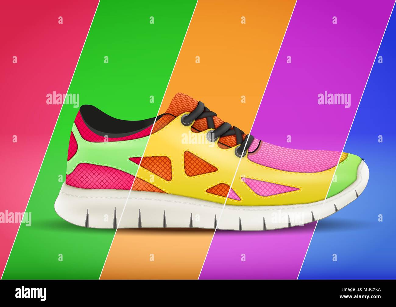 Advertising poster for shoes hi-res stock photography and images - Alamy