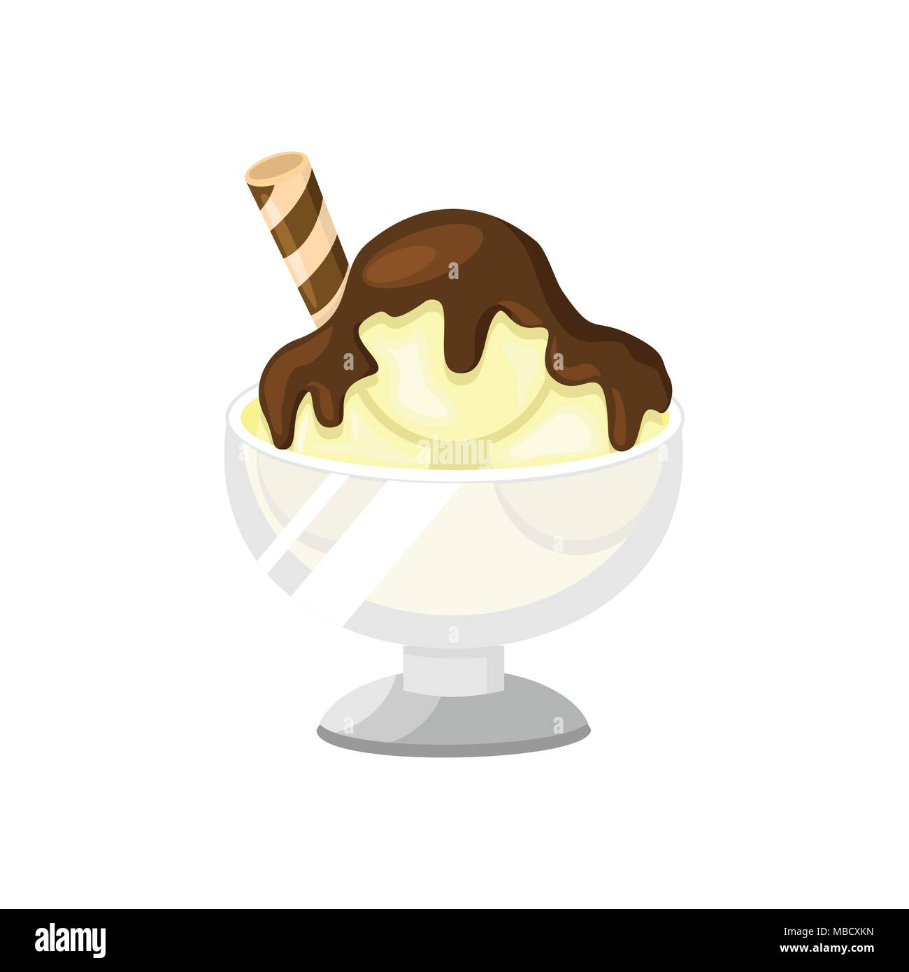 Sundae Vector Vectors High Resolution Stock Photography and Images - Alamy