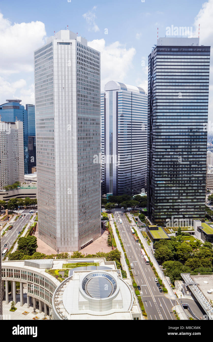Tokyo Japan,Shinjuku,skyscrapers,city skyline,Mitsui building,Sumitomo ...