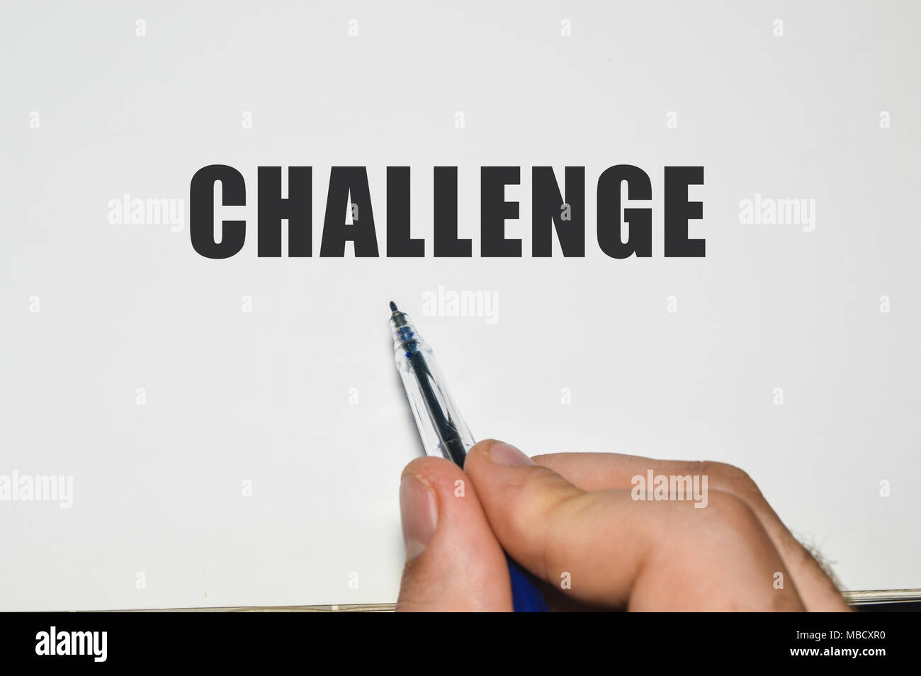 Challenge word hi-res stock photography and images - Alamy