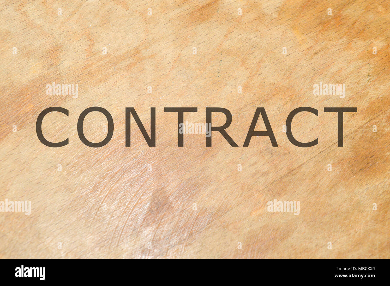 Contract word hi-res stock photography and images - Alamy