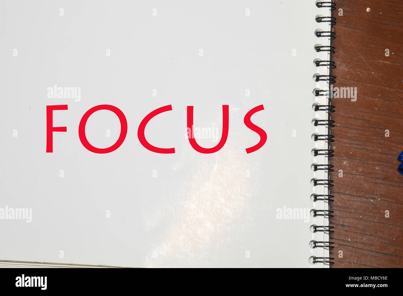 Focus written on paper hi-res stock photography and images - Alamy