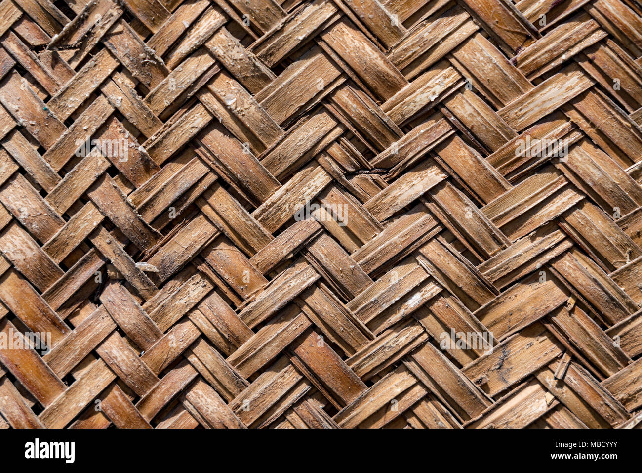 Thatched Bamboo Background Stock Photo - Alamy