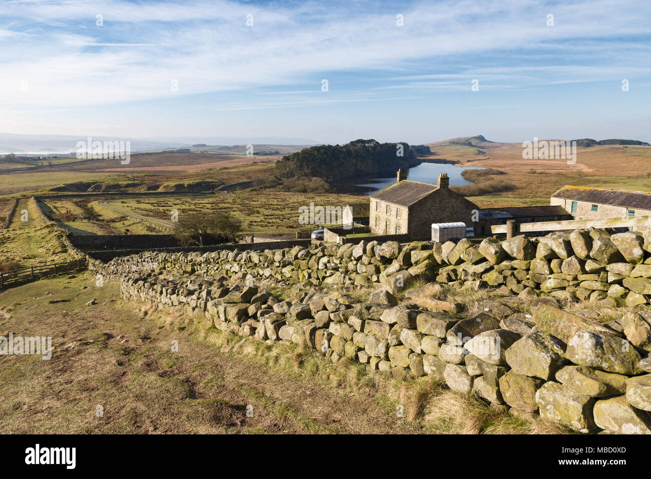 Hotbank farm hadrians wall hi-res stock photography and images - Alamy