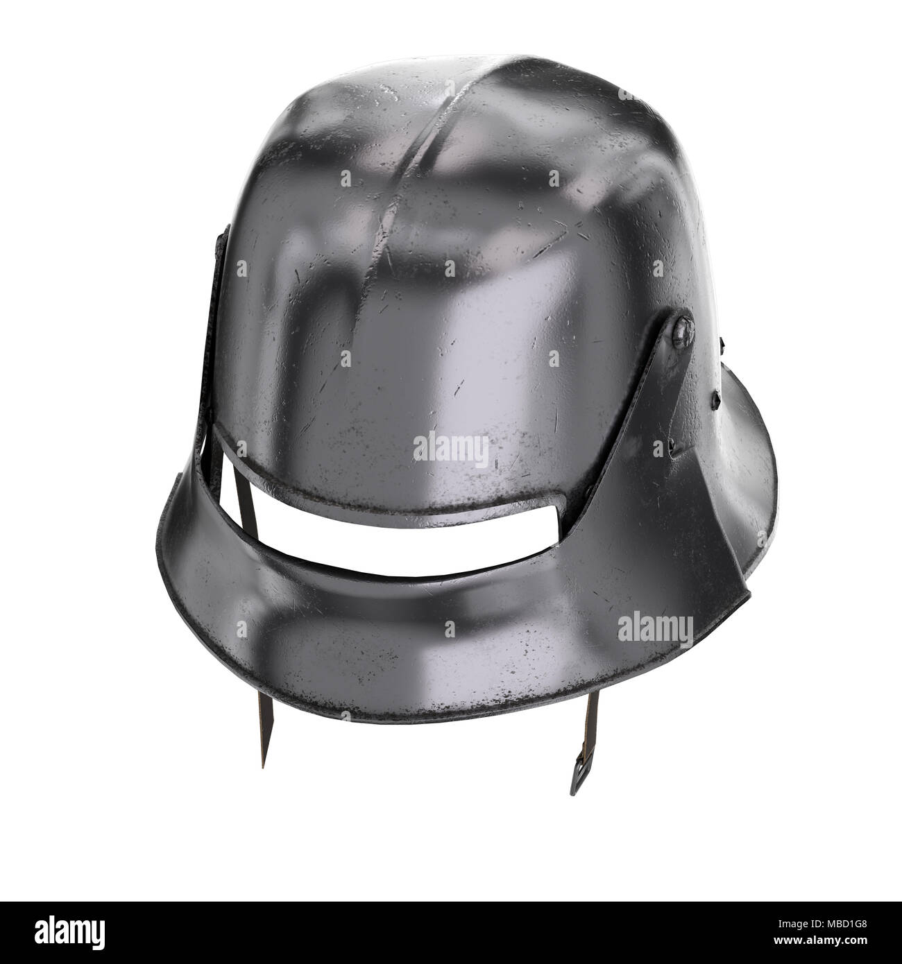 Medieval Knight Sallet Helmet Stock Photo - Alamy