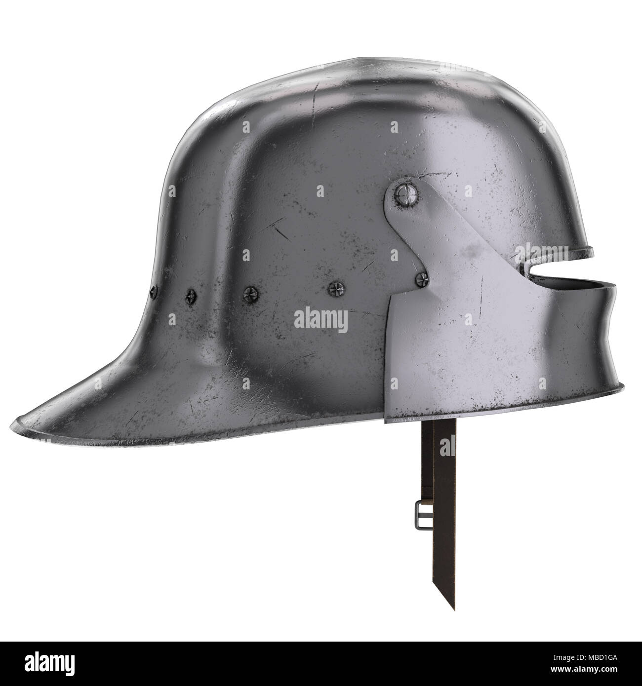 Medieval Knight Sallet Helmet Stock Photo - Alamy