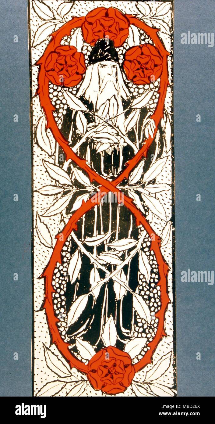 MAGICIANS - Imaginative portrait of Merlin, who was reputed to have ...