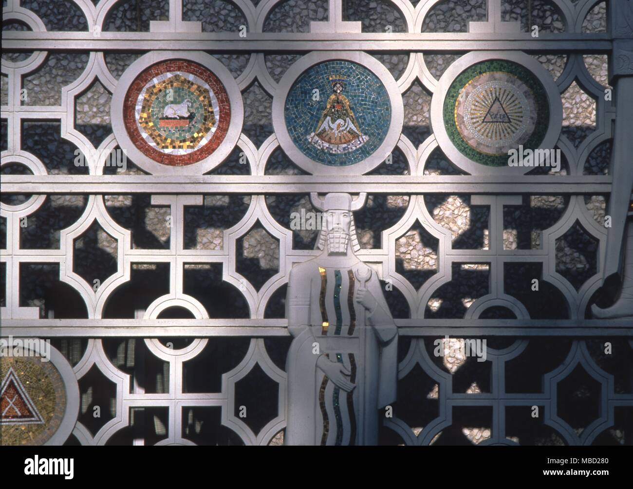 The Scottish Rites Masonic Temple in San Francisco. Group of masonic ...