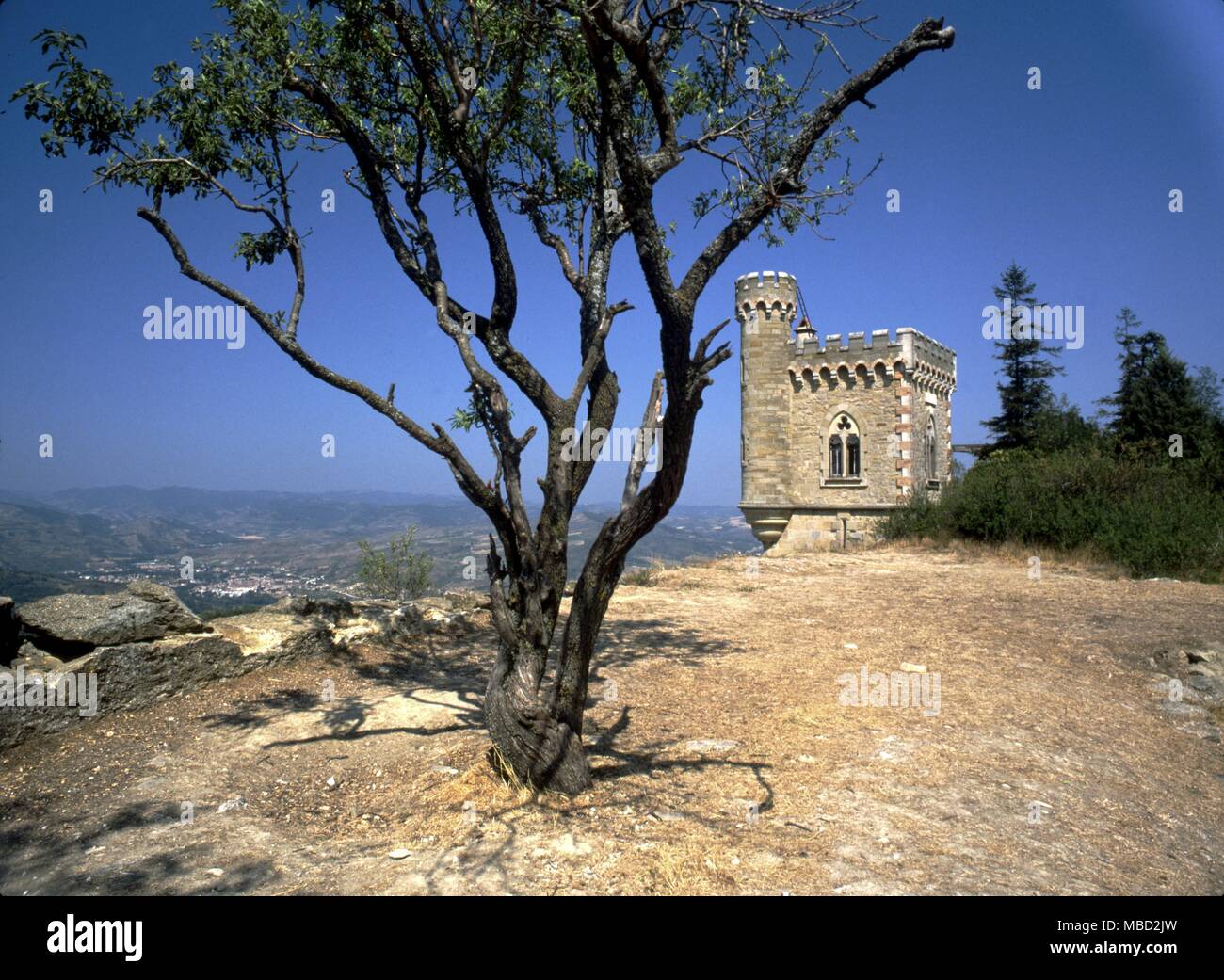 Rennes-le-Chateau, France. The Bethanie Tower built by the priest ...