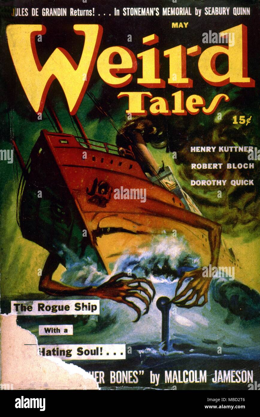 Science Fiction & Horror Magazine. Cover of Weird Tales. May 1942 ...