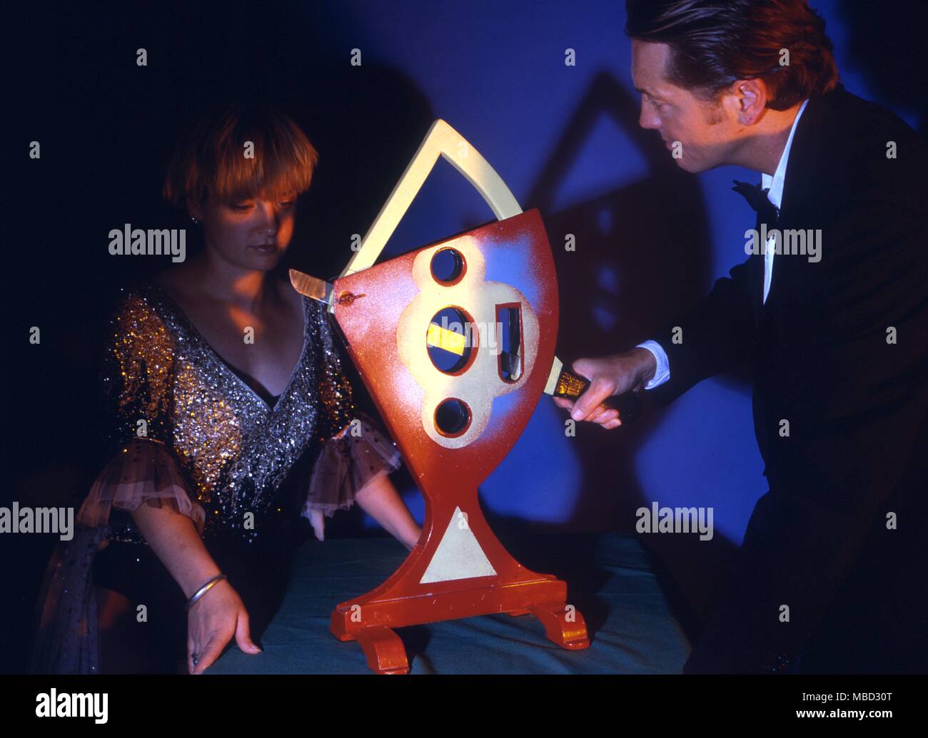 Magician assistant stage hi-res stock photography and images - Alamy