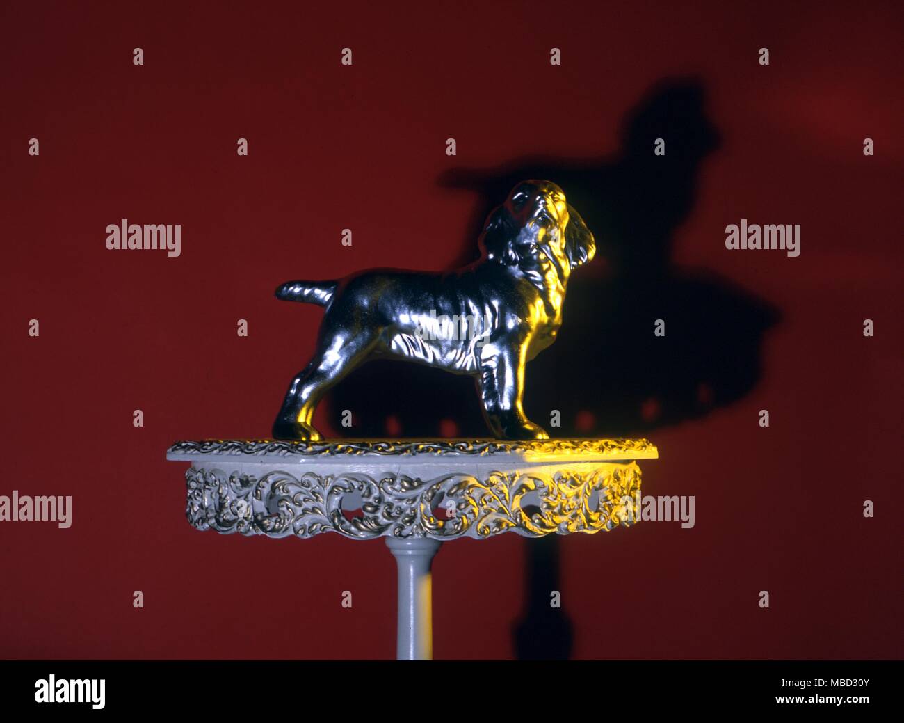 Stage Magic - Disappearing Dog. Model of a dog. The dog will disappear ...