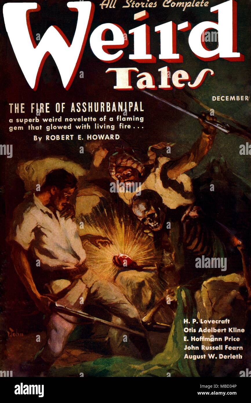 Science Fiction and Horror Magazines. Cover of Weird Tales, December ...