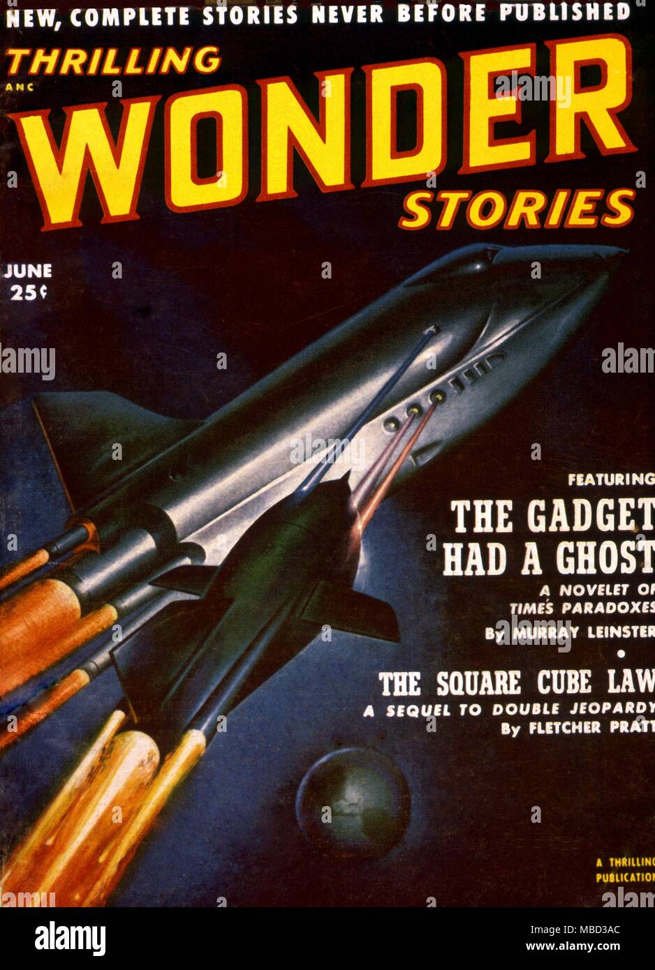 Science Fiction and Horror Magazines. "Thrilling Wonder Stories" cover ...