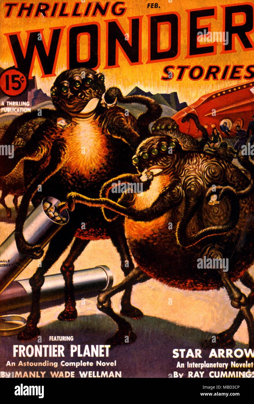 Science Fiction and Horror Magazines. Thrilling Wonder Stories cover ...