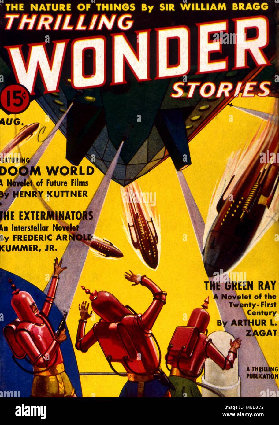 Science Fiction and Horror Magazines. Thrilling Wonder Stories cover ...
