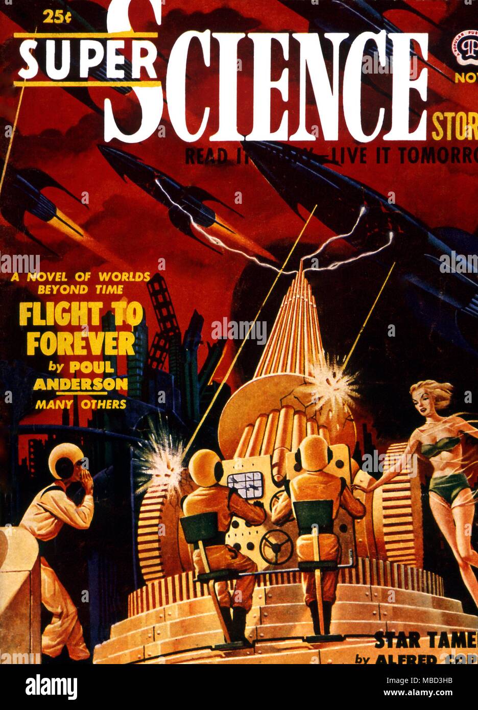Science Fiction and Horror Magazines. "Super Science Stories" cover ...