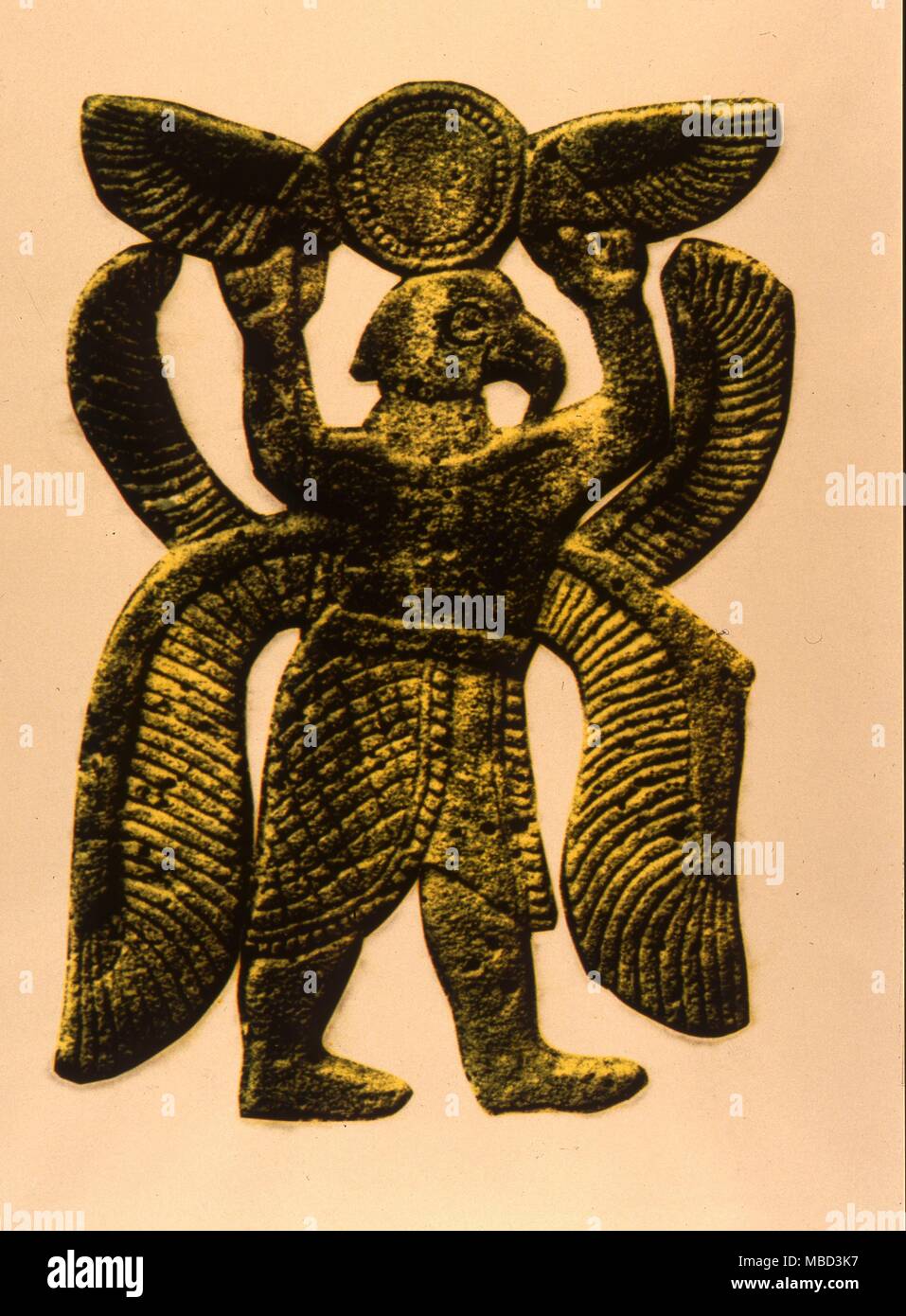 Space Men. Babylonian carving of bird-headed demon god. 8th century BC ...
