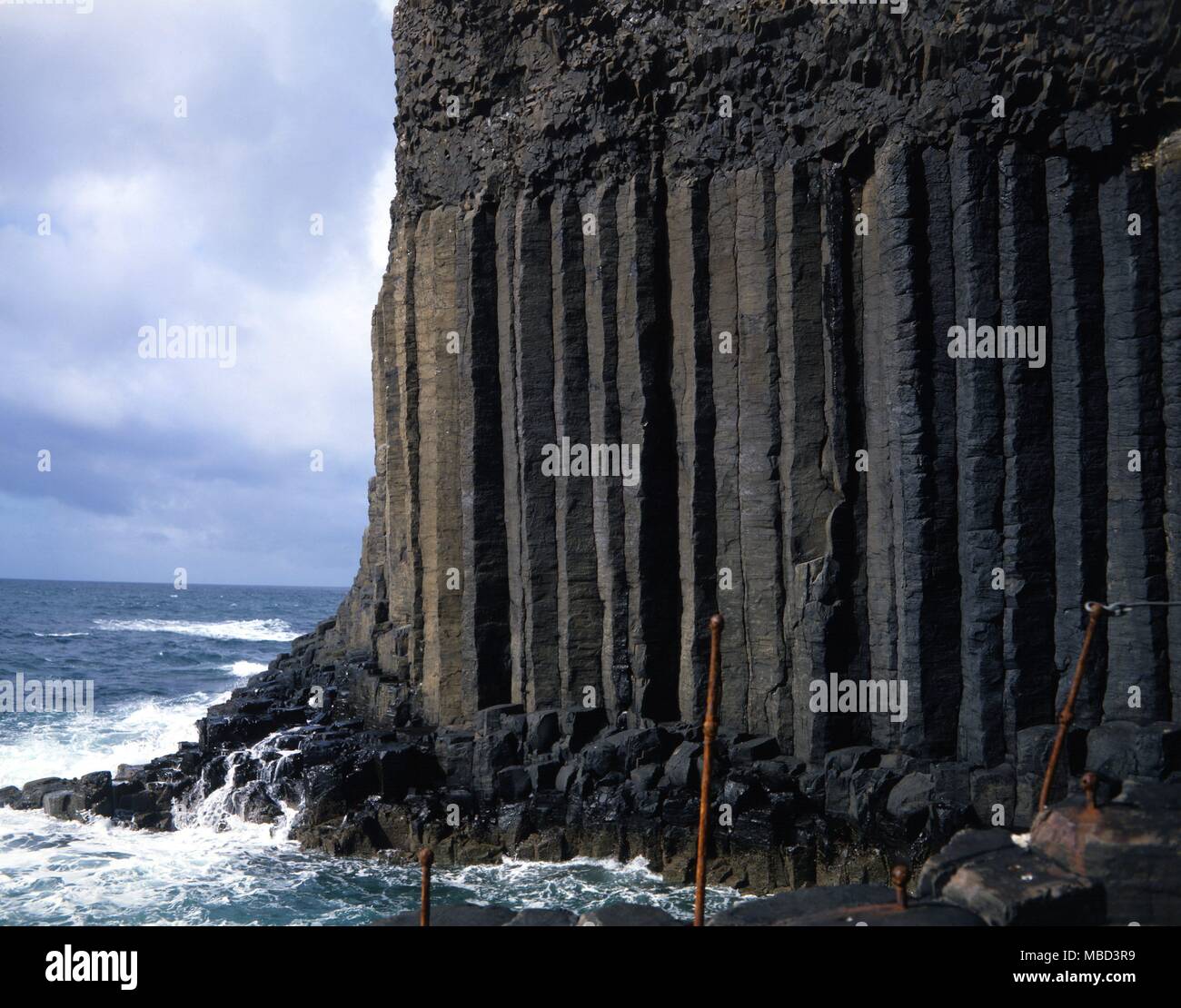 Hebrides - Staffa Basaltic columns on Staffa ©2006 Charles Walker Stock ...