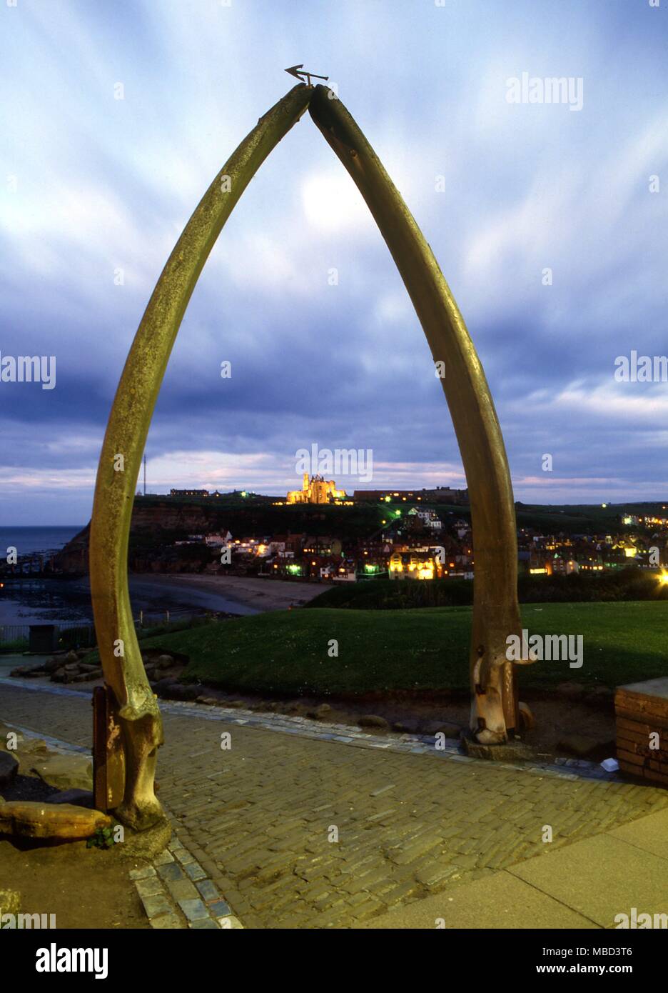 North Yorkshire, Whitby, The Whalebone Arch. ©2006 Charles Walker Stock ...