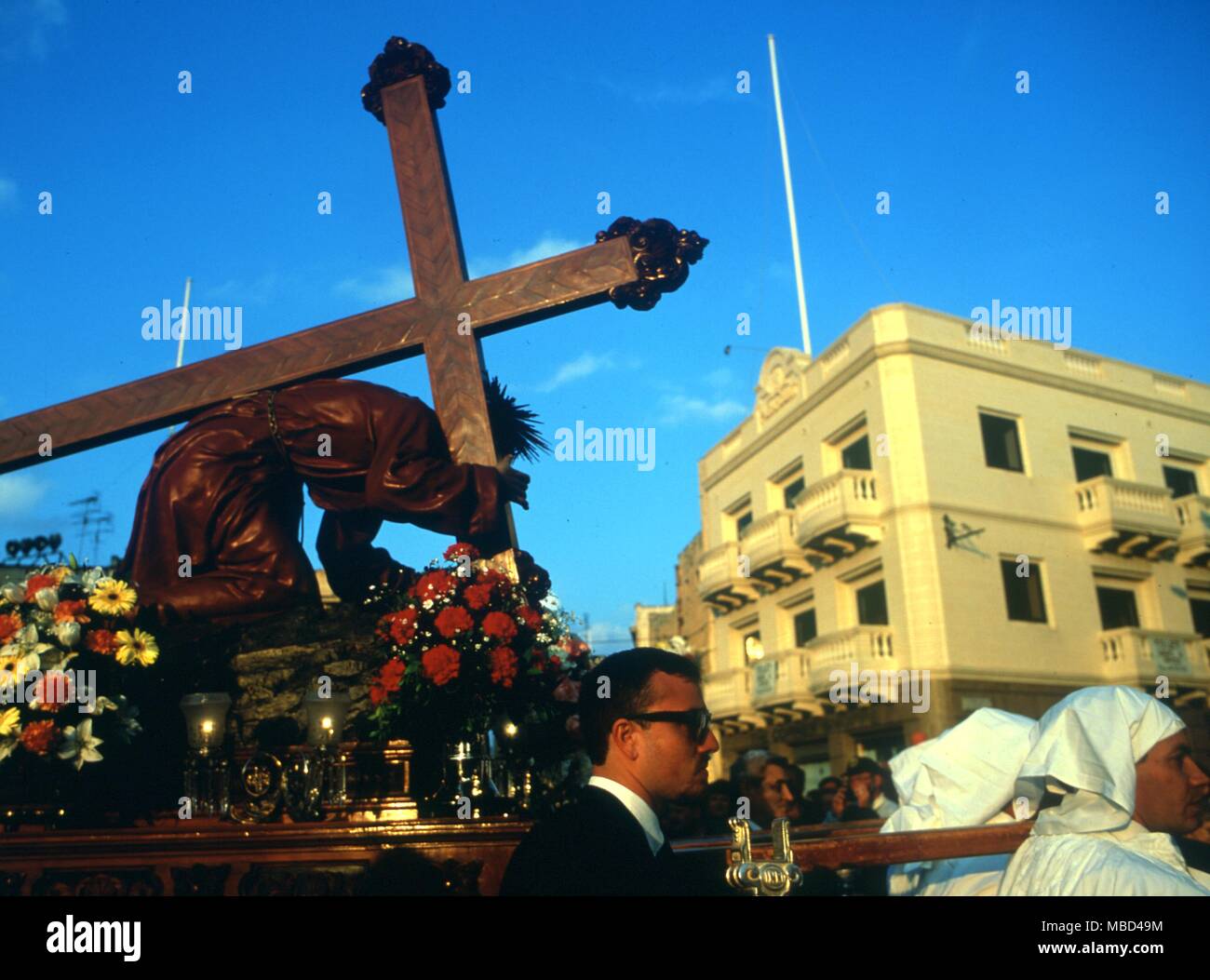 Festivals - Easter - The Good Friday processional at Mosta, on Malta ...