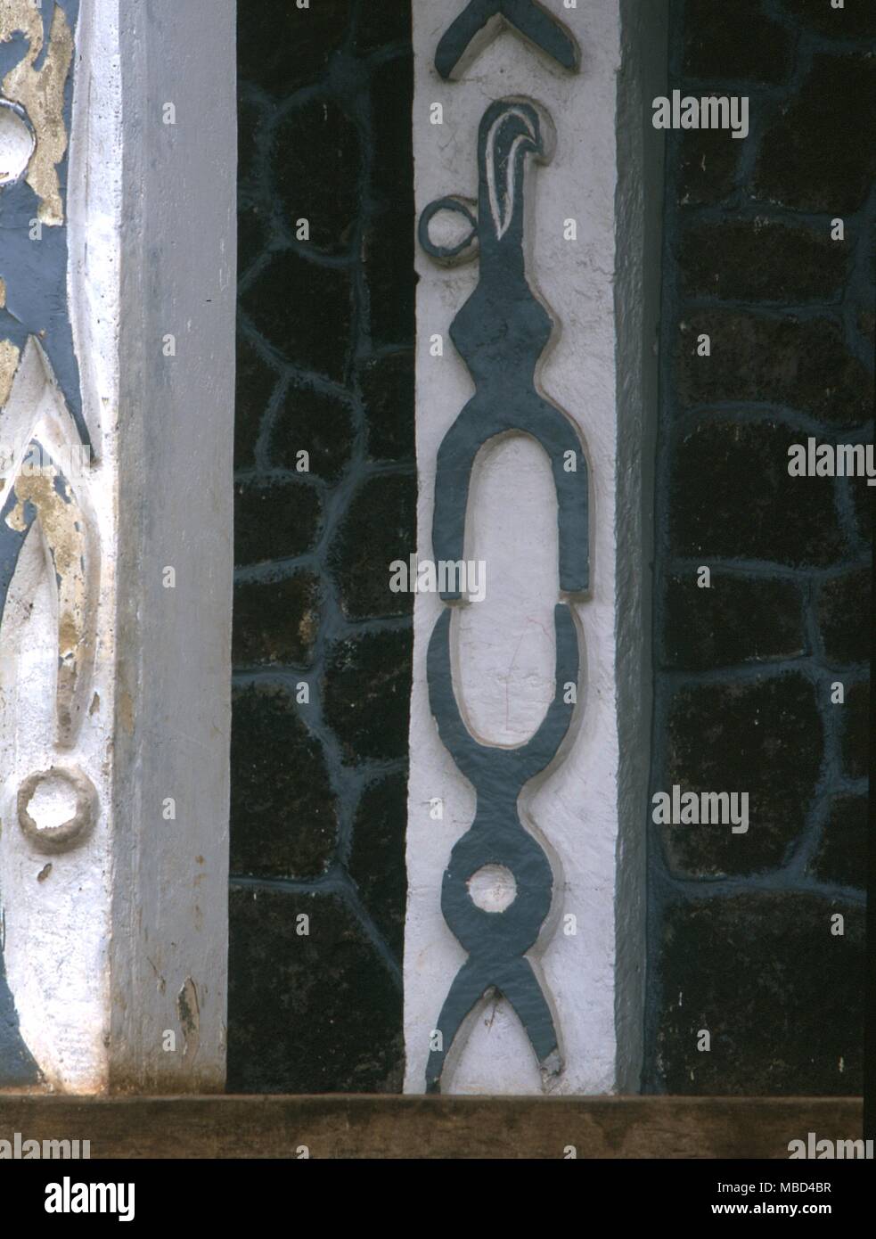 Easter Island - Birdman cult - Birdman images mingling with Christian ...