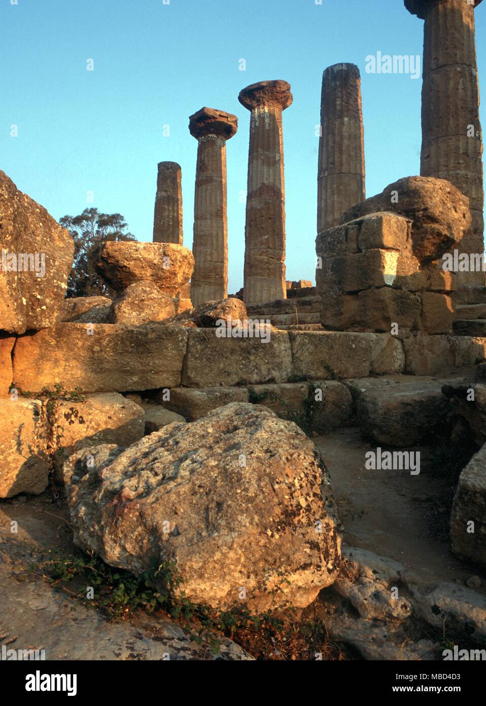 Greek Mythology. The remains of the earliest of the major temples in ...