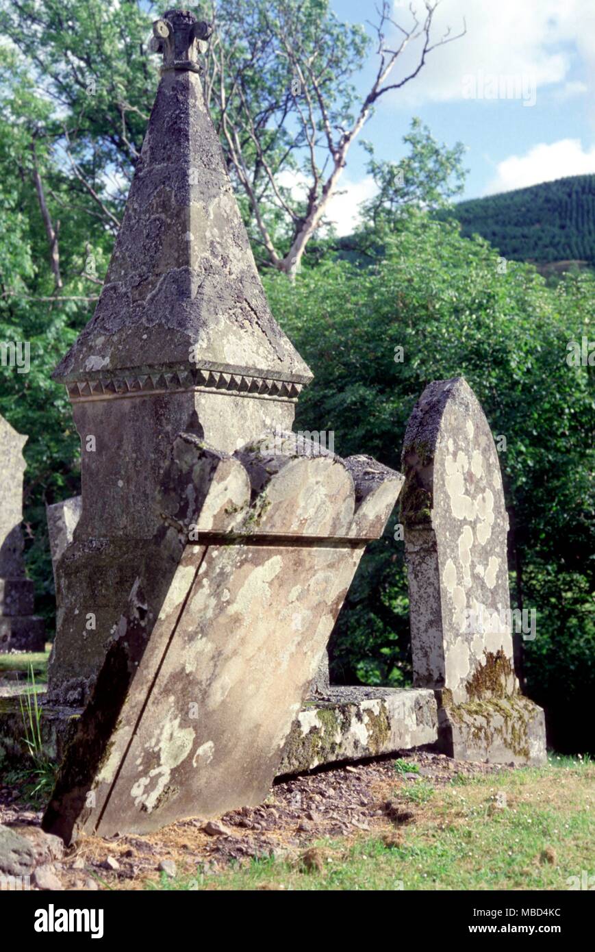 Haunted Place - Glendevon. Glendevon churchyard (Tayside) is said to be ...