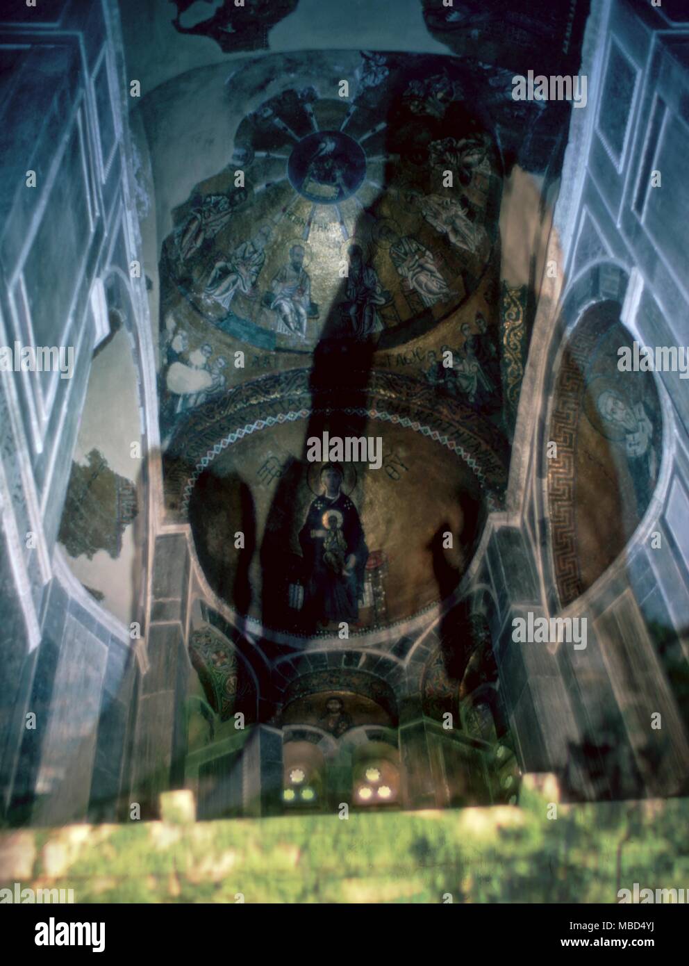 The mosaics of the Panagia Platytera and the Pentacost, in the ...