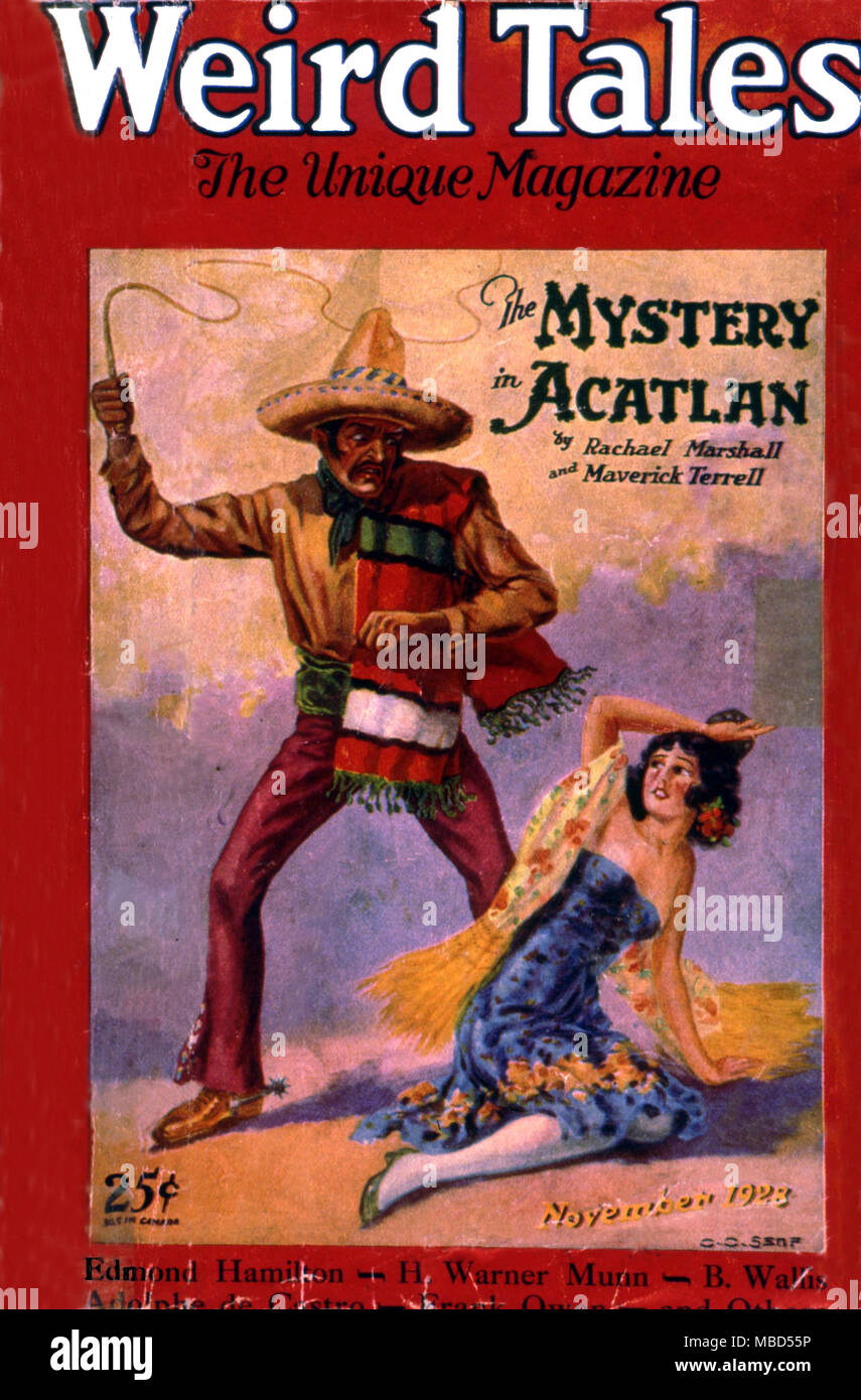 Science Fiction & Horror Magazine. Cover of Weird Tales. November 1928 ...